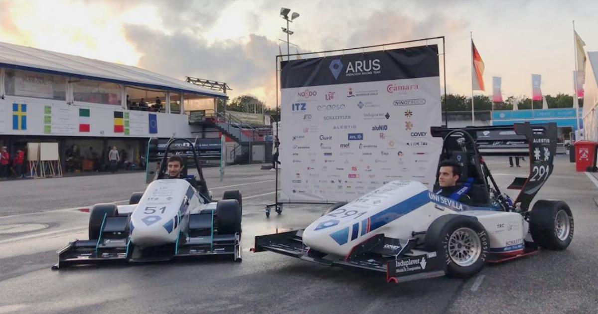 Aciturri se sube a la 'Fórmula 1' universitaria con un monoplaza autónomo