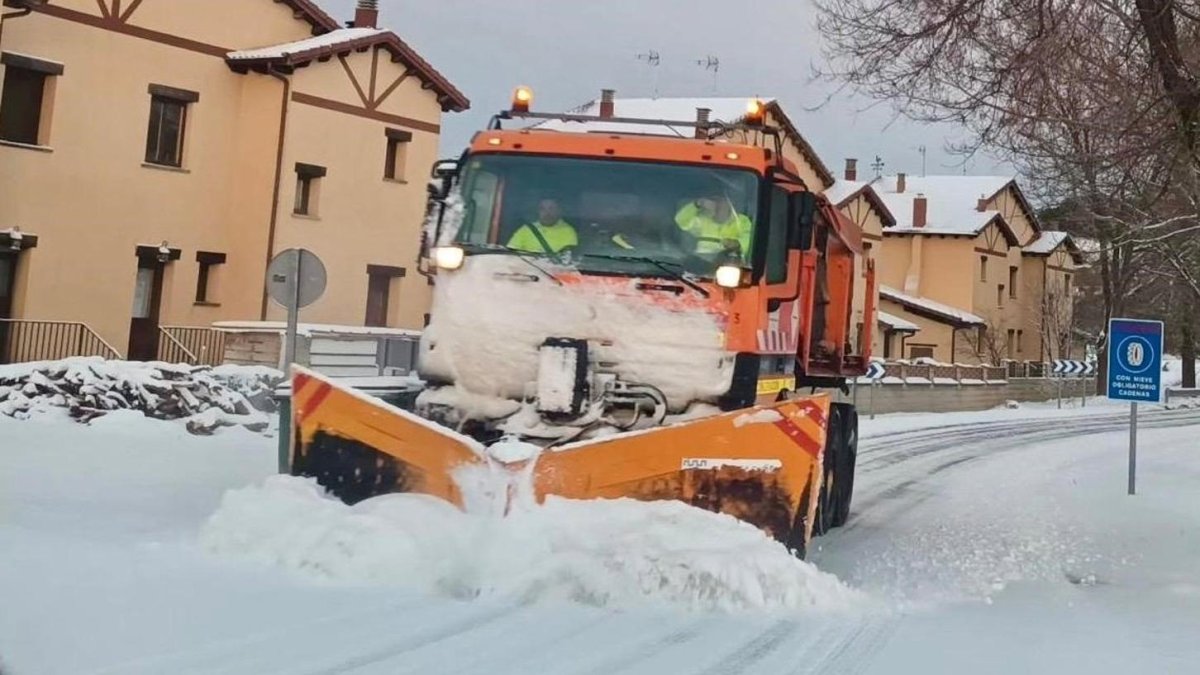La borrasca Ingrid se aleja de Castilla y León entre copos de nieve ...