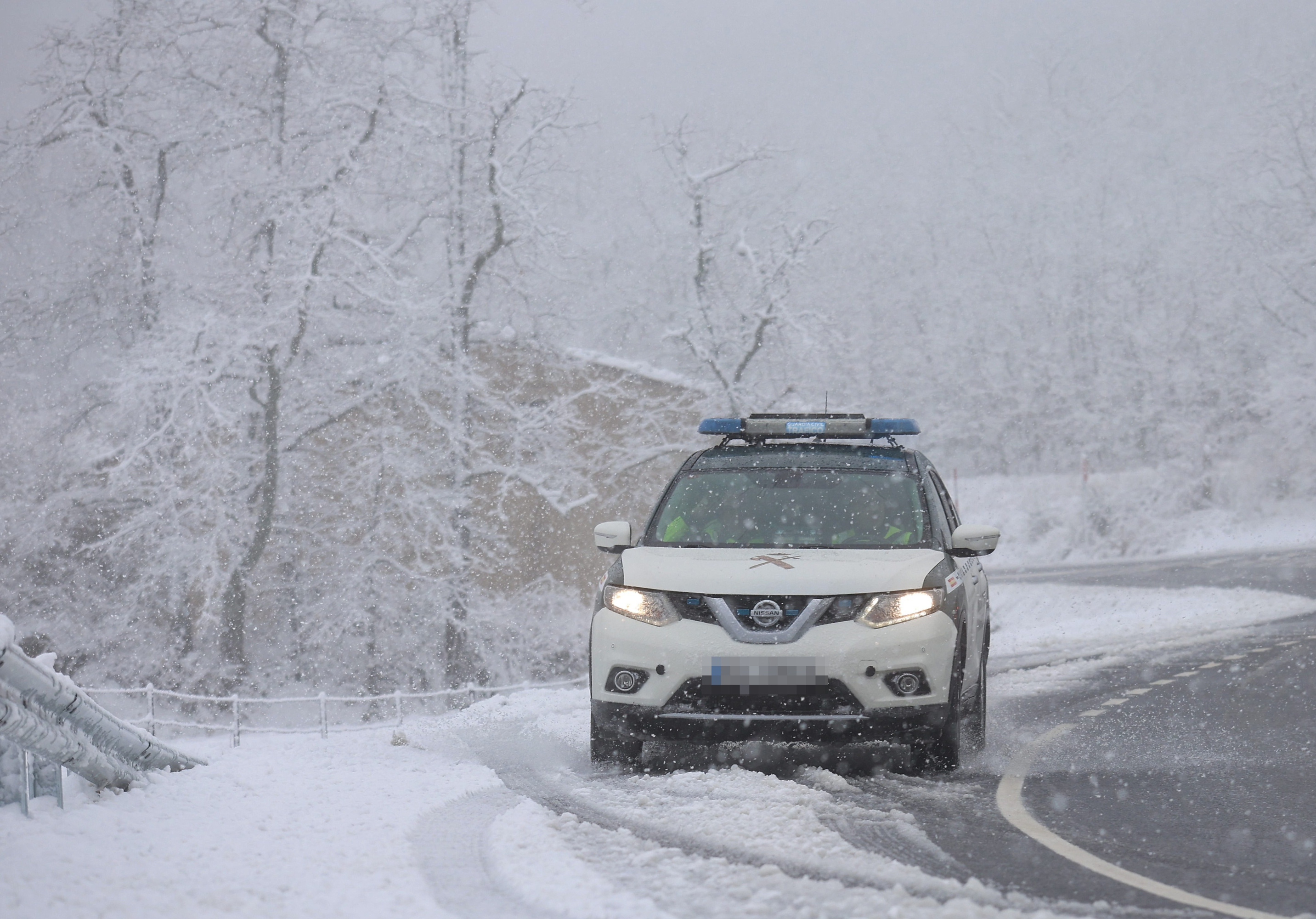 Aviso amarillo por nevadas en las costas montañosas de León y Zamora